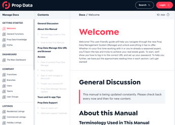 Prop Data Manage - Online Manual
